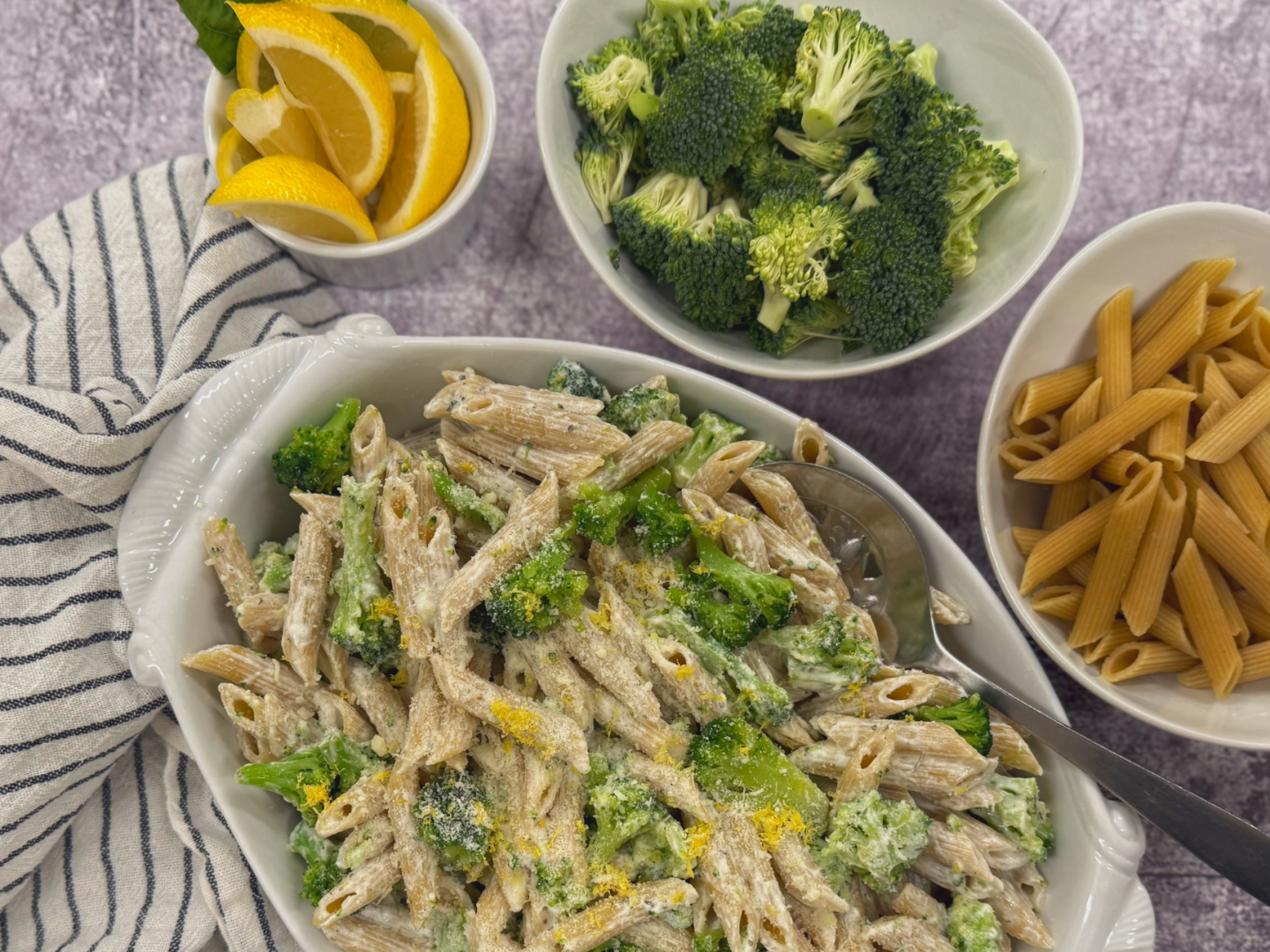 Creamy Lemon Broccoli Pasta - Ocean State Media